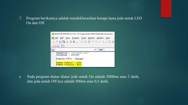 Program bascom avr sederhana | PPT