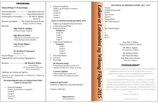 Program Buwan ng Wika | DOC