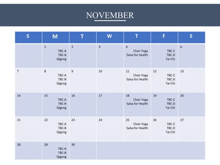 Program calendar | PPT