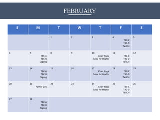 Program calendar | PPT