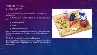 Program compliance snack ffvp smp | PPT