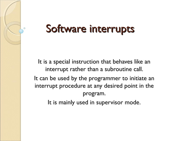 Program control | PPT | Operating Systems | Computer Software and ...