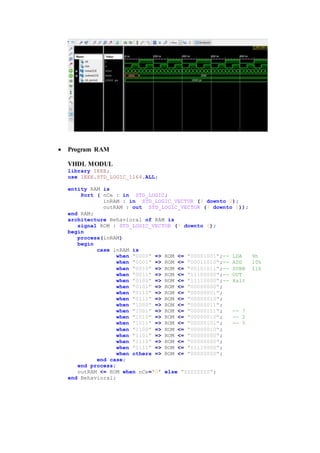 Program Counter, Memory Address Register dan Random Access Memory | PDF
