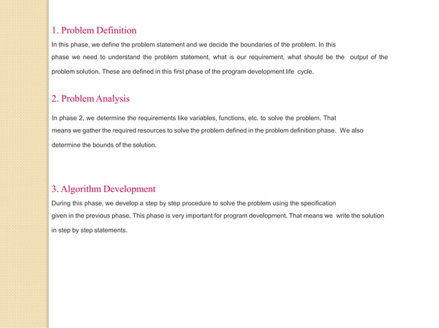 Program development life cycle | PPTX