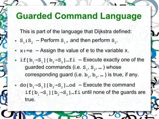 Program Derivation of Matrix Operations in GF | ODP