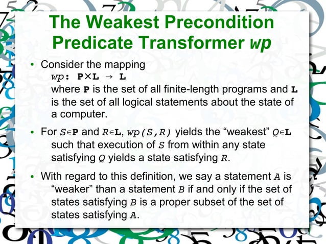 Program Derivation of Matrix Operations in GF | ODP
