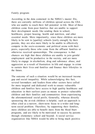 Program design and management6 social service programs | PDF