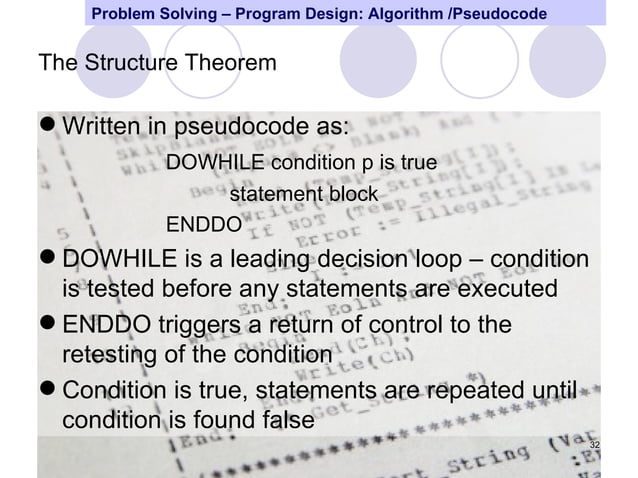 Program Design And Problem Solving Techniques Ppt Programming Languages Computing