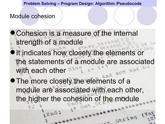Program design and problem solving techniques | PPT | Programming ...