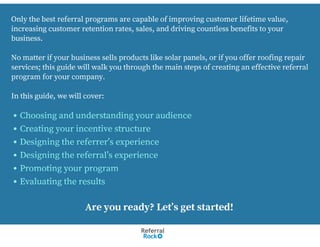 Referral Program Design Guide | PDF