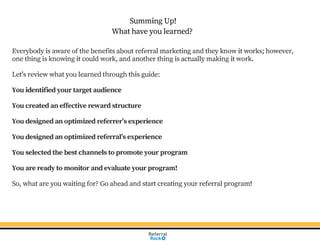 Referral Program Design Guide | PDF