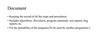 computer science presentation on program development cycle | PPT
