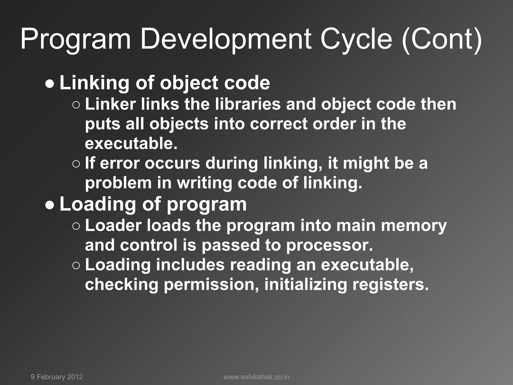 Program development cyle | PDF