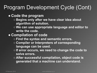 Program development cyle | PDF