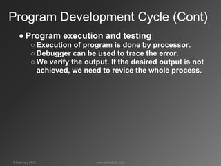 Program development cyle | PDF