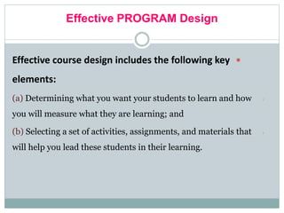 Programe design | PPT