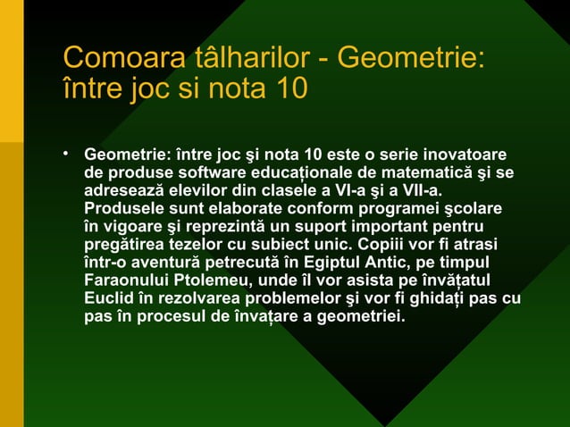 Programe educationale INTUITEXT | PPT