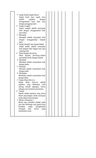 Program ekskul olahraga sd | DOCX