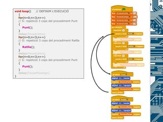 Programem Arduino 01. Sortides Digitals | PPT