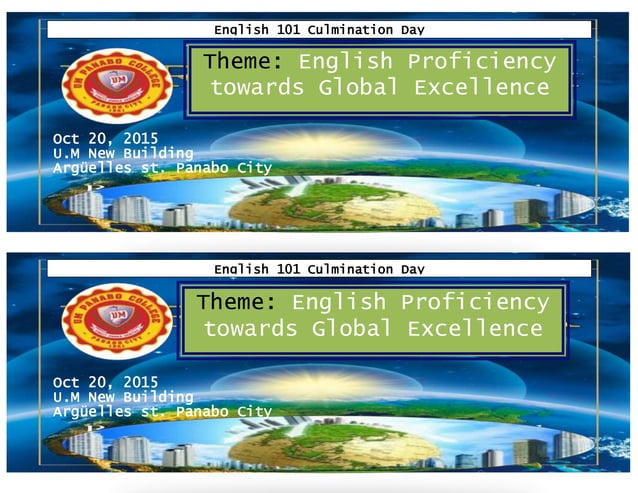 Culmination Day Program... English 101 | DOCX