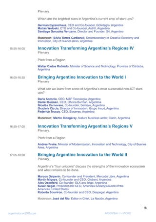 Argentina Business & Investment Forum | PDF