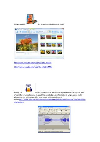 Programes mes utilitzats | PDF