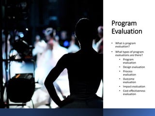 Program Evaluation and Performance Measurement | PPT