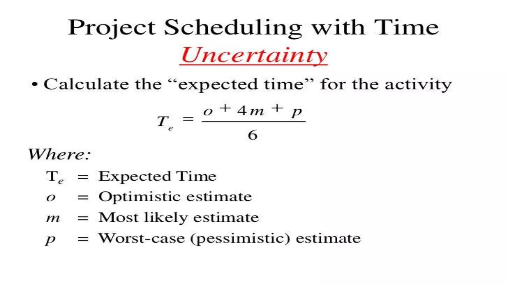 Program evaluation and review technique | PPTX