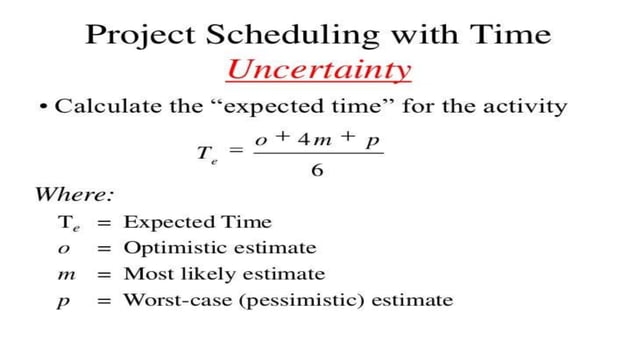Program evaluation and review technique | PPTX | Computer Software and Applications | Computing