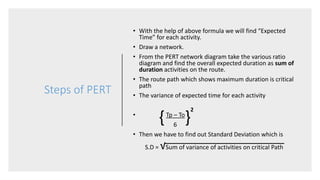 Program evaluation and review technique | PPTX