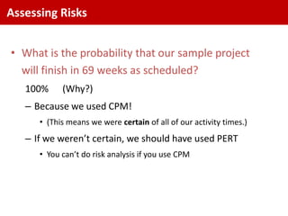Program evaluation review technique (pert) | PPTX