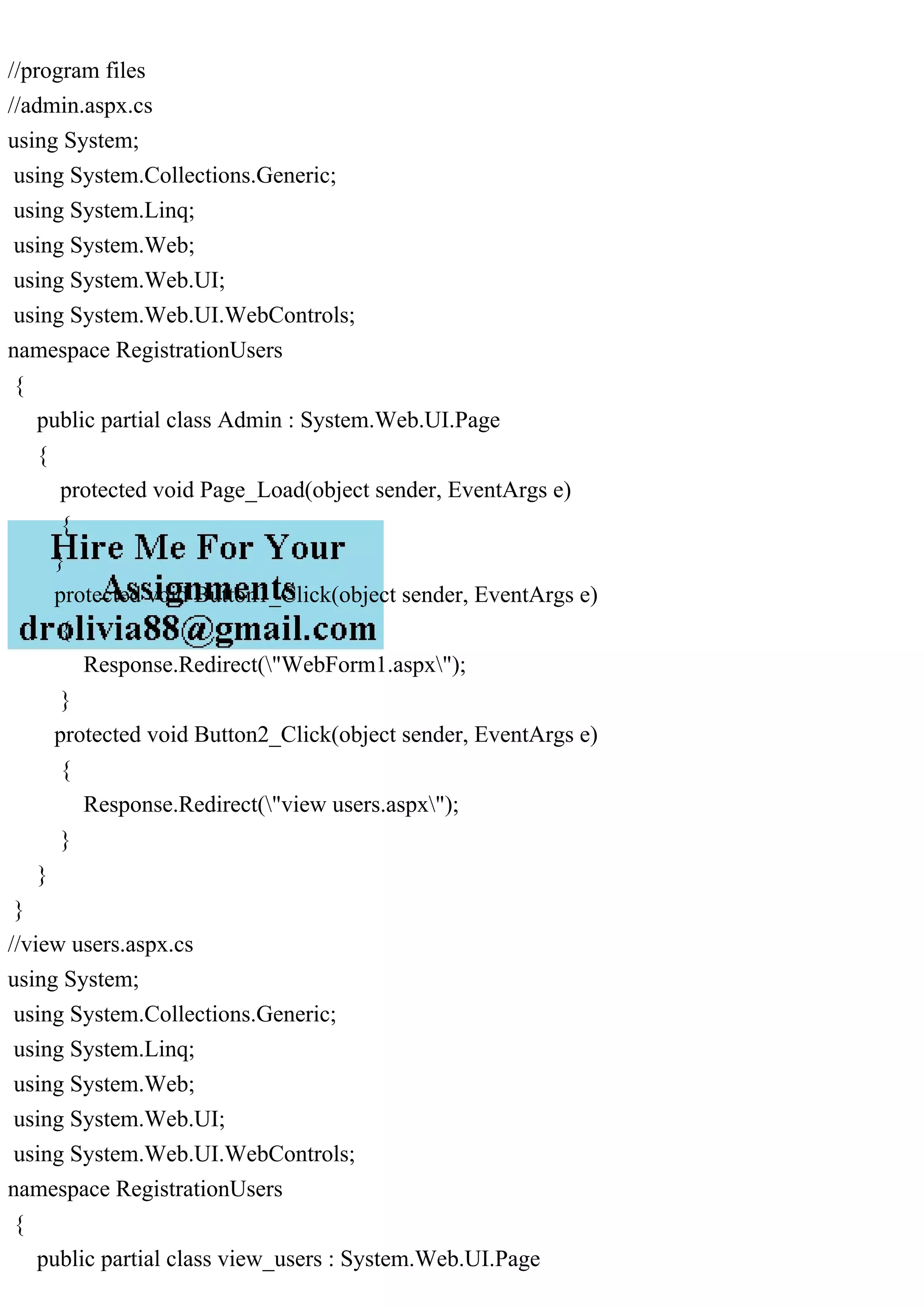 program filesadmin.aspx.csusing System; using System.Colle.pdf