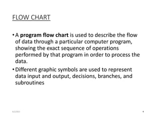 Program flow charts | PPT