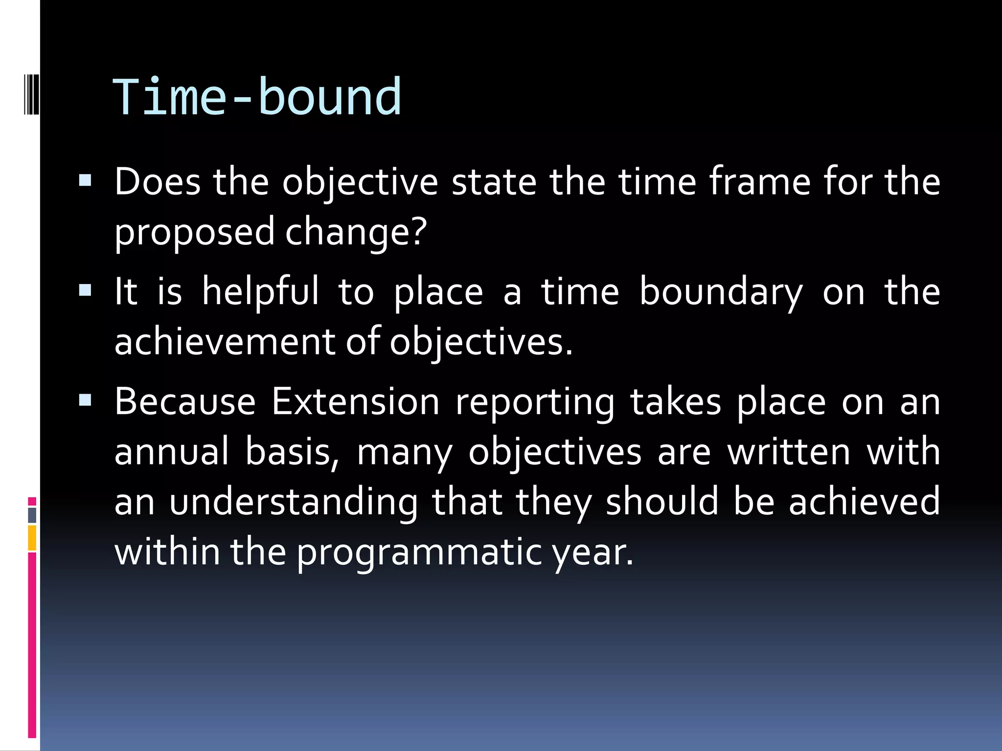 Agricultural extension program goals and objectives .ppt