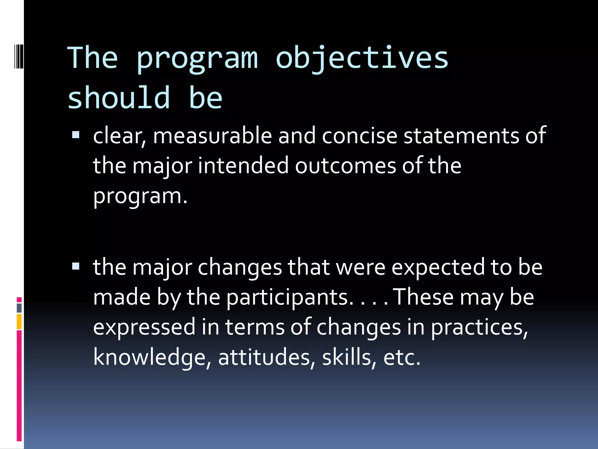 Agricultural extension program goals and objectives .ppt