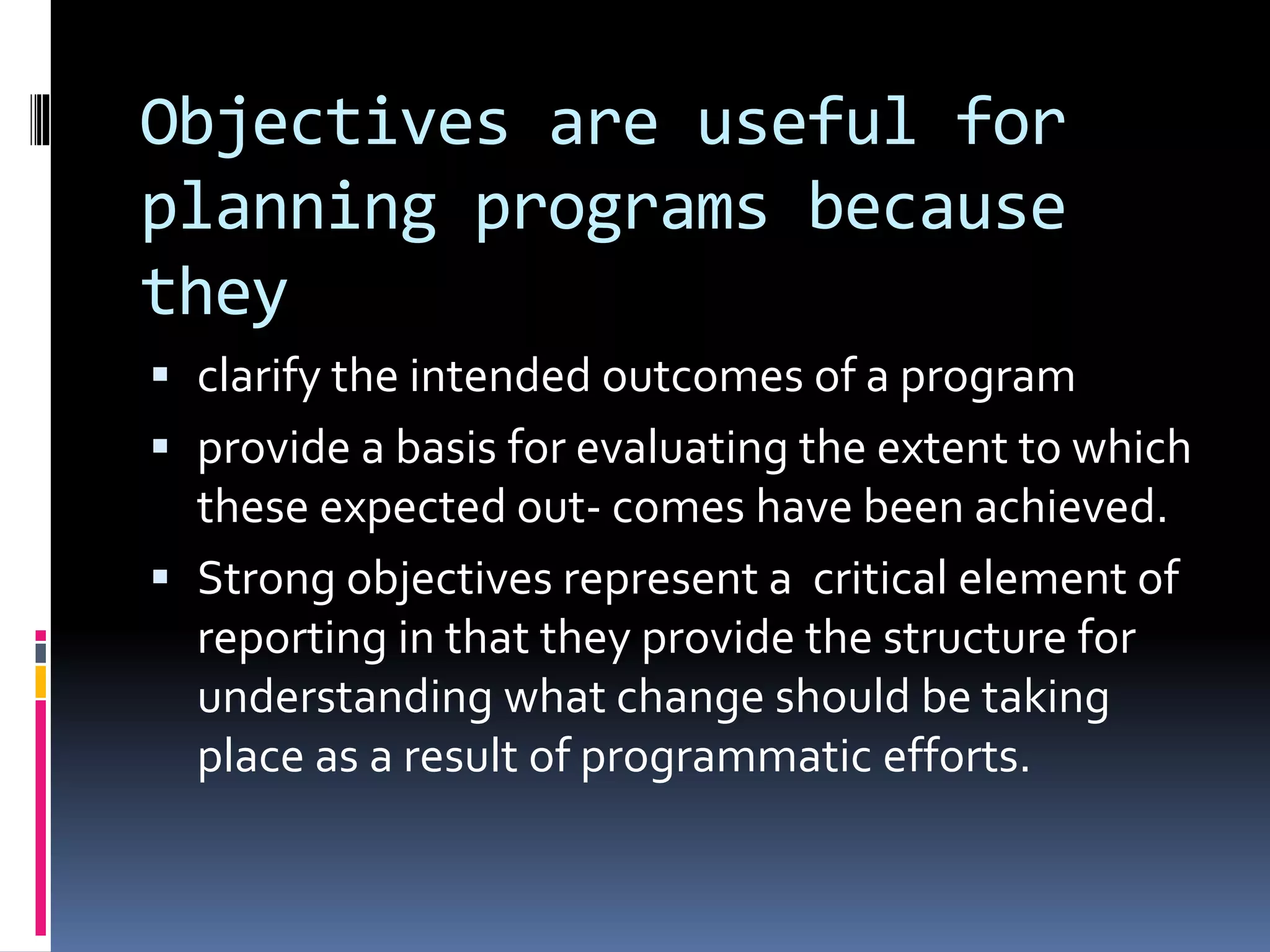 Agricultural extension program goals and objectives .ppt