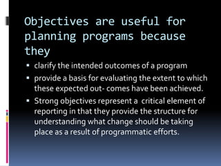 Agricultural extension program goals and objectives .ppt