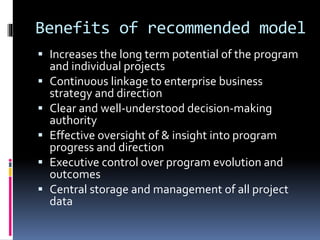 Program governance Structure | PPTX