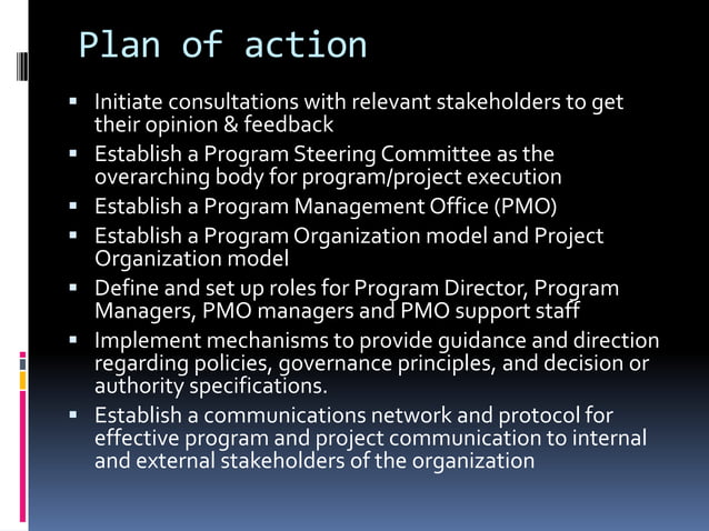 Program governance Structure | PPTX