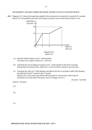 Program guru muda matematik jpns 2019 set 1 | PDF