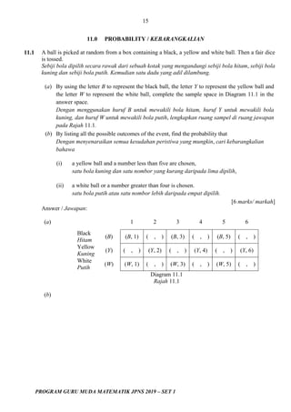 Program guru muda matematik jpns 2019 set 1 | PDF