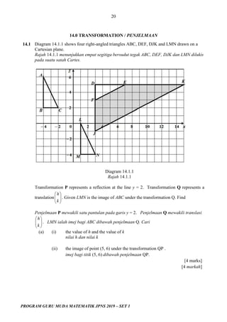 Program guru muda matematik jpns 2019 set 1 | PDF
