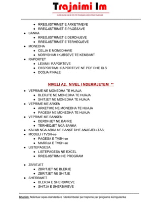 PROGRAMI PER KURSIN FINANCA 5 | PDF