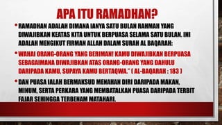 Program ihya ramadhan | PPTX