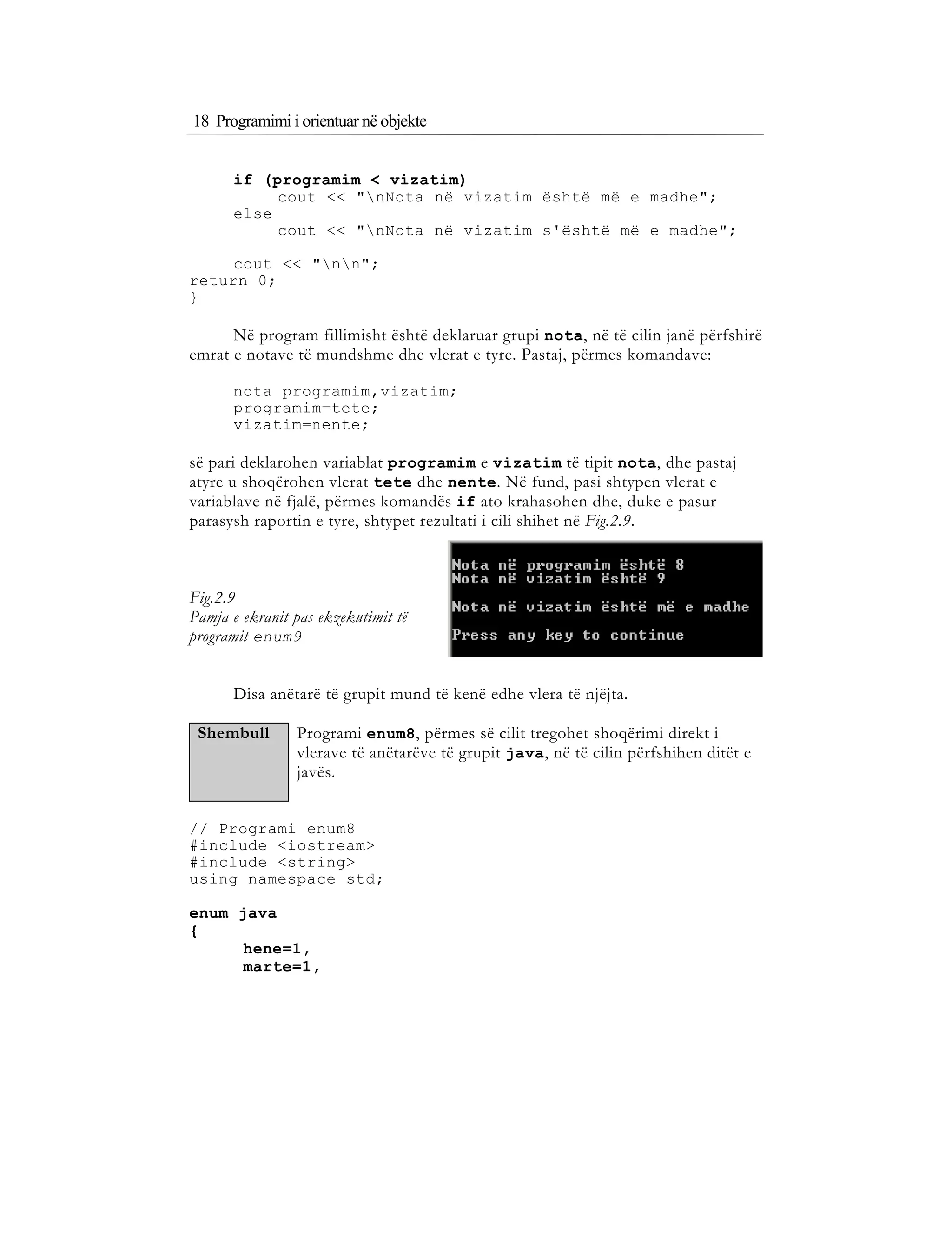 Programimi i orientuar ne objekte | PDF