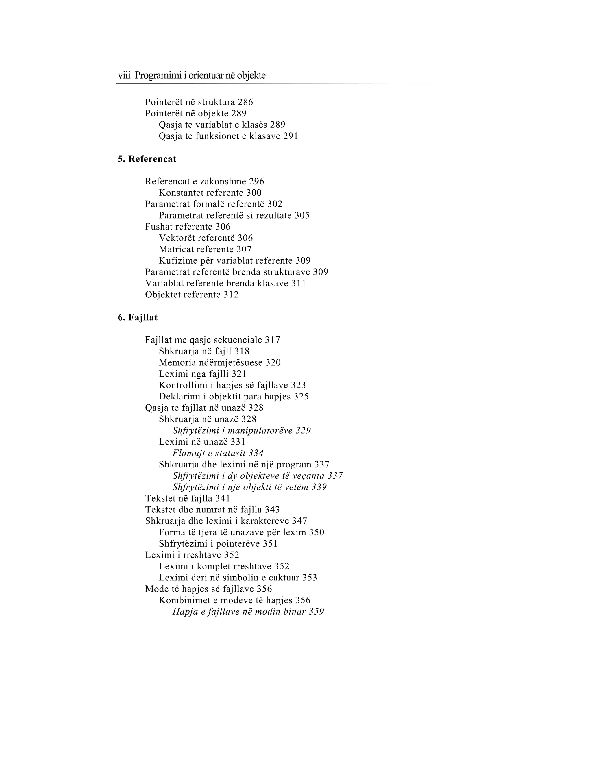 Programimi i orientuar ne objekte | PDF