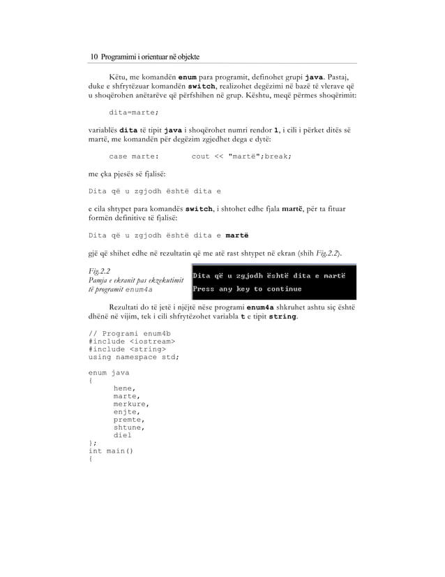 Programimi i orientuar ne objekte | PDF