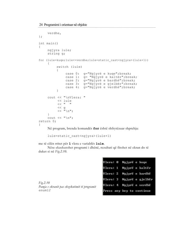 Programimi i orientuar ne objekte | PDF