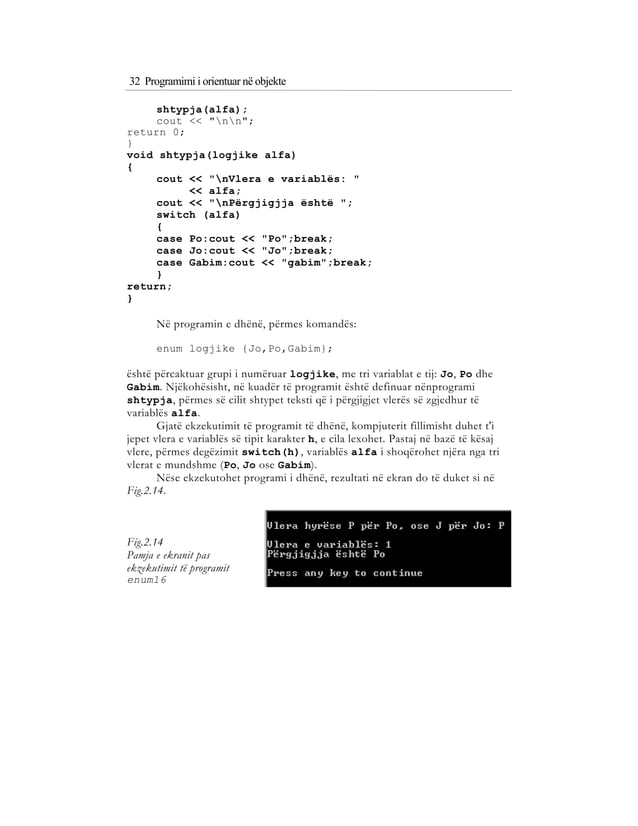 Programimi i orientuar ne objekte | PDF