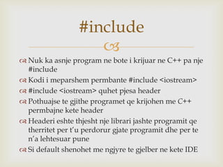 C++ Workshop Presentation | PPTX